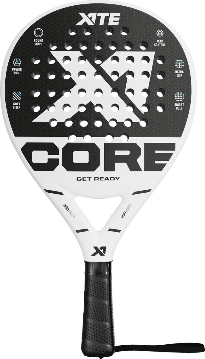 X1TE Padel Racket Core White - Set padelballen 3 stuks - By VP | bol
