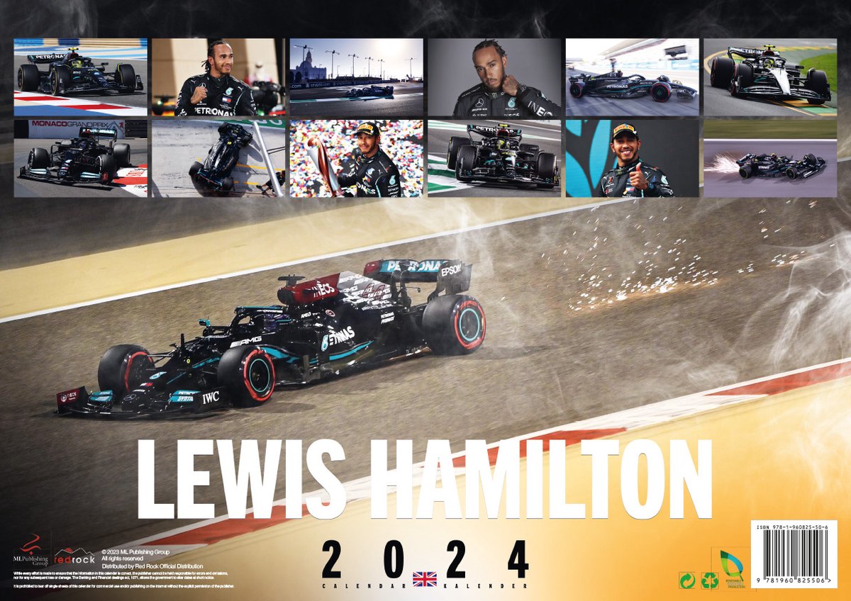 Lewis Hamilton Kalender 2024 | bol