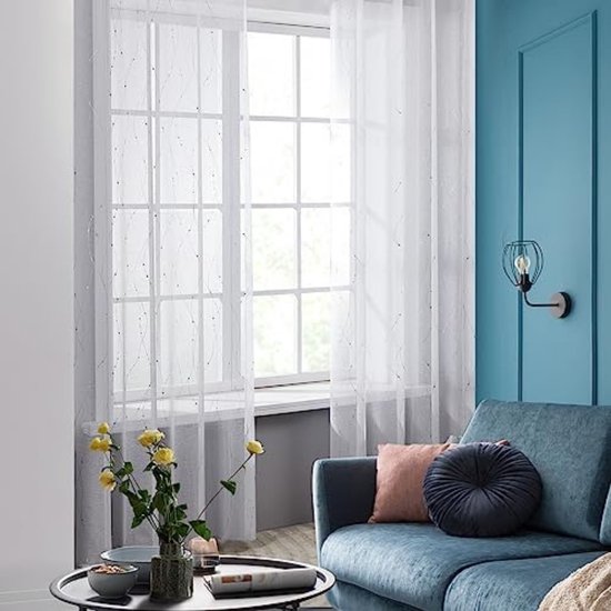 Vitrage Kant en Klaar met Haakjes - Vitrage Gordijnen - Vitrages ...