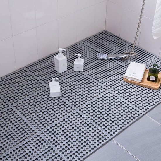 24 stuks douchematten, antislip, 30 x 30 cm, antislipmat, douche ...