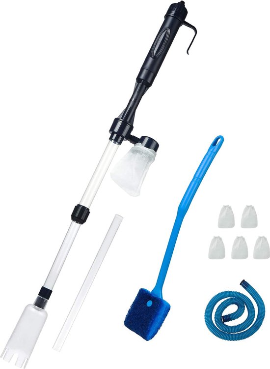 Aquarium Stofzuiger - Bodemreiniger - Aquarium Reinigen en Schoonmaken ...
