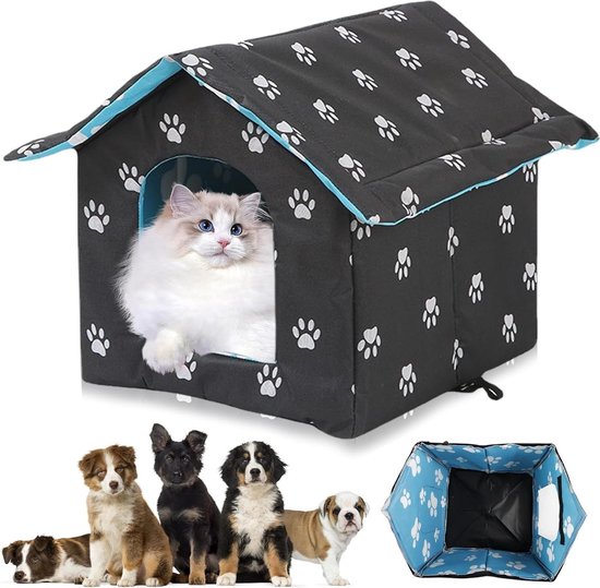 Kattenhuis voor buiten - Winterbestendig - Waterdicht en warm ...
