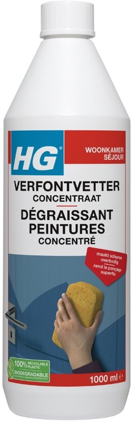 HG - Verf Ontvetter Concentraat - Krachtige Ontvetter - 1L - Bulkverpakking - 15 stuks | bol