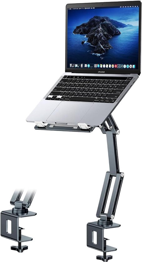 Laptoparmbevestiging - 360° draaibare aluminium laptopstandaard voor ...