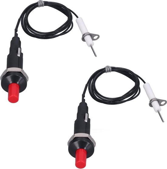 2Pcs Piezo Ignition Gas Grill Starter Replacement Kit - Bbq Ignition ...