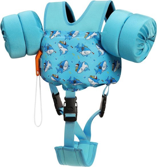 Swim Vest for Toddlers - Kids Floaties with Cartoon Arm Band - Crotch ...