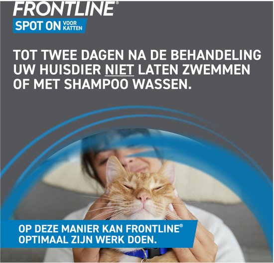 Frontline Spot On Anti Vlooien en Teken Druppels Kat vanaf 1 kg 3 ...