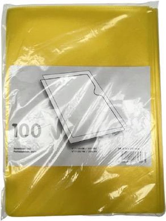 Insteekhoezen A4 Geel 100 stuks | bol