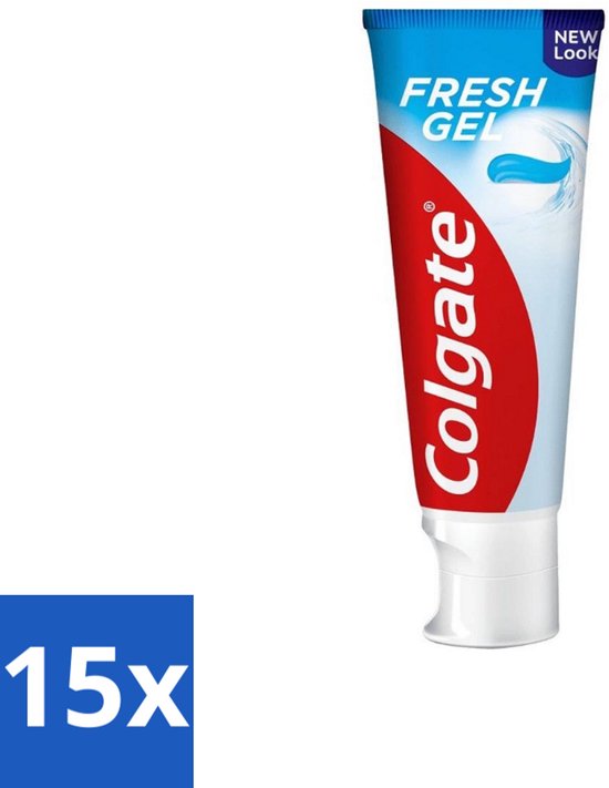 Colgate - Blue Fresh Gel - Tandpasta - 75 ml - Bulkverpakking - 15 ...