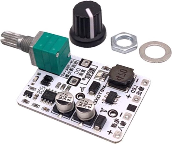 Motortoerentalregelaar module DC 5 V-24 V 1 A PWM dimmer regelaar ...