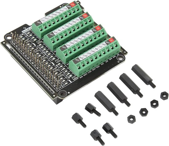 Terminal Block Breakout Board Module met LED-licht - 3.3V voor ...