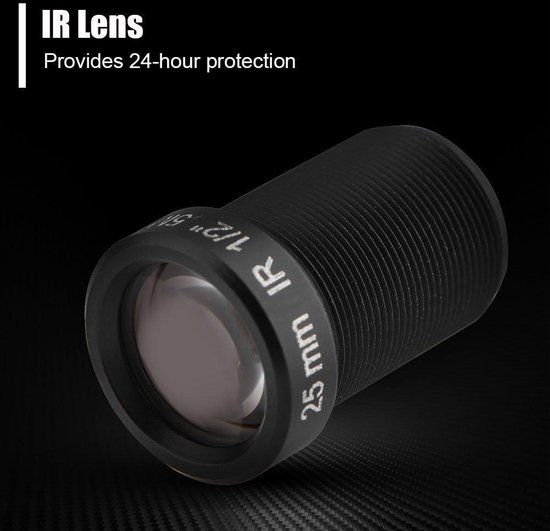 25mm CCTV Camera Lens Super Clear 5 Miljoen Pixels 1/2inch Security ...