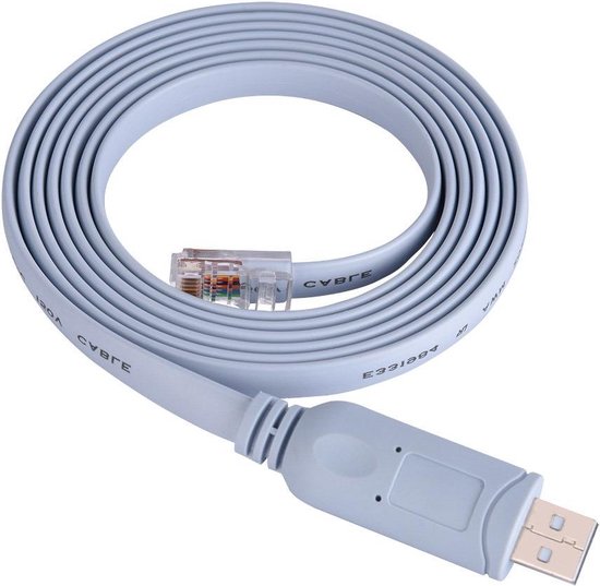 USB naar RJ45 Kabel - USB 2.0-stekker naar RJ45-stekker CAT5 voor ...