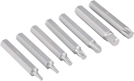 Torx-Socket Schroevendraaier Bit Set - Stalen Torx Bit Socket Tool - 1/2inch 3/8inch... | bol