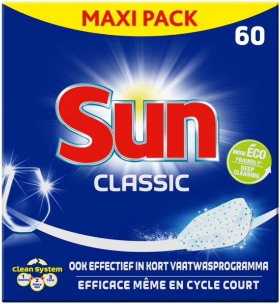 Sun Classic - Tablettes pour lave-vaisselle - Eco - Pack économique ...