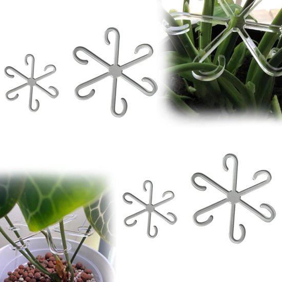 Content: Yeomju 4 Pieces of Iron Holders - Unique Design for Monstera ...