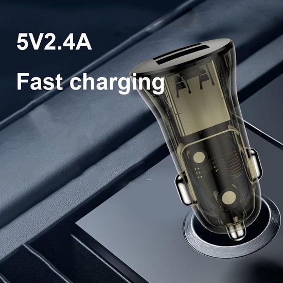 USB-C Car Charging Adapter - Auto Super Fast Charger Double Port ...