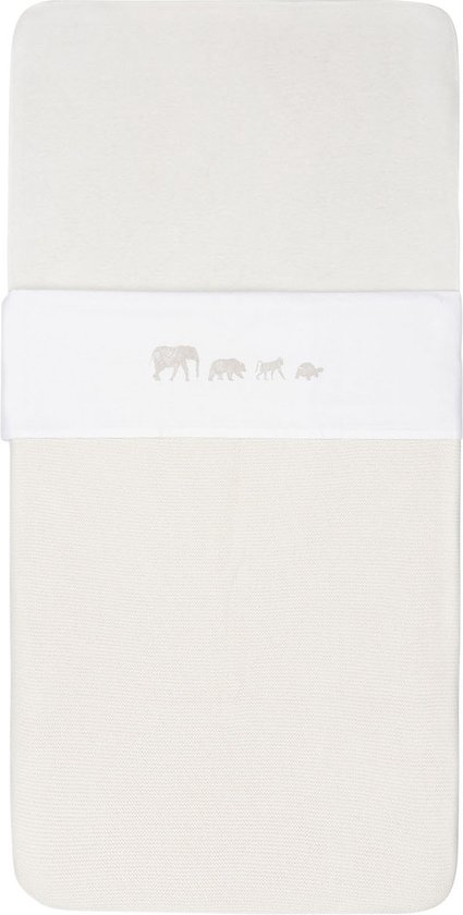Jollein Baby Laken Wieg 75x100cm Animals Nougat | bol