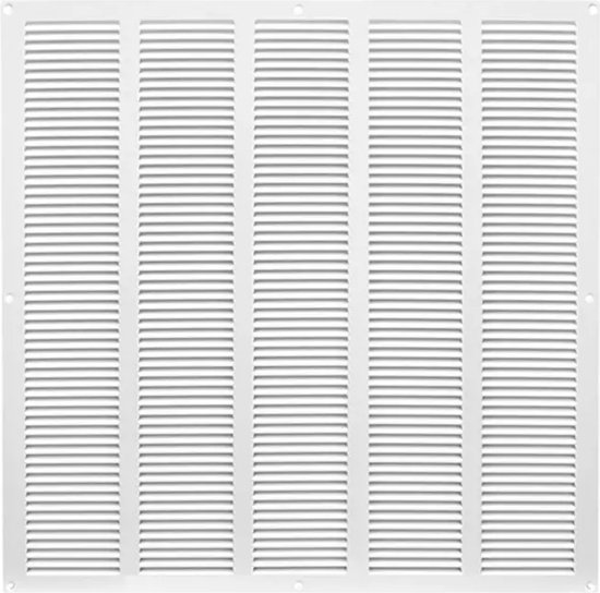 Metalen rooster 500x500mm wit - MR5050 | bol