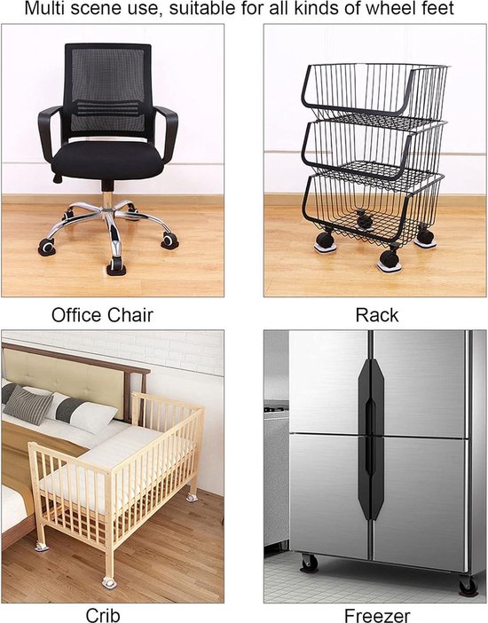 5st Vilt Caster Cups - Meubels Stoel Wiel Sliders - Stop Vilten Pads ...