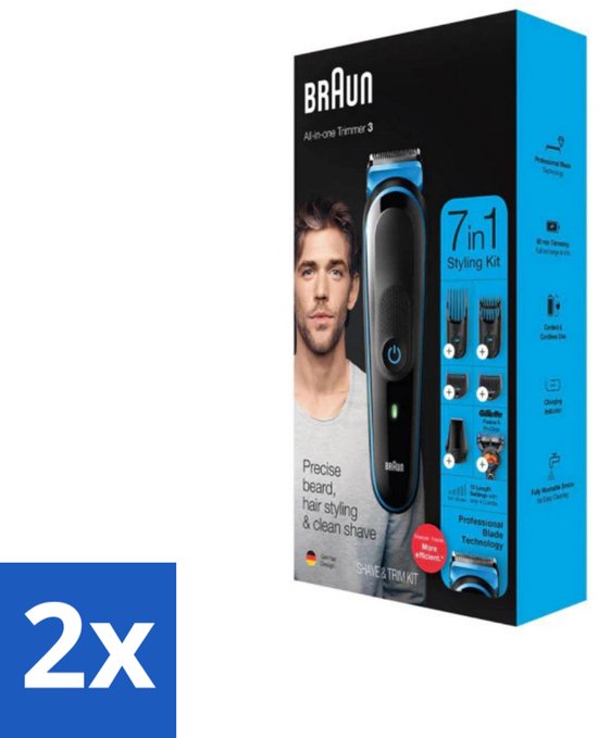 Braun - Trimset - 7-in-1 - 1 Trim Apparaat - 6 Opzetstukken ...