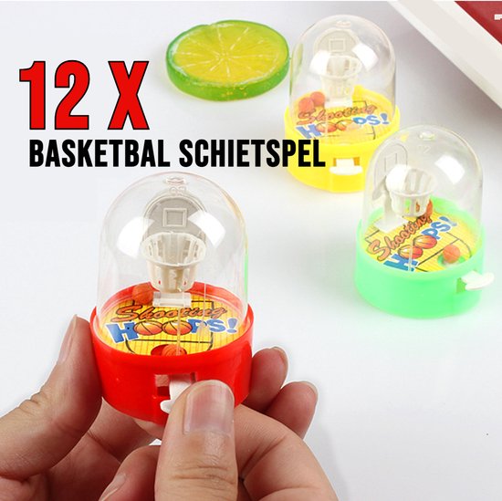 12x Uitdeelcadeautjes Basketbal Kinder Schietspel Leuke Traktatie ...