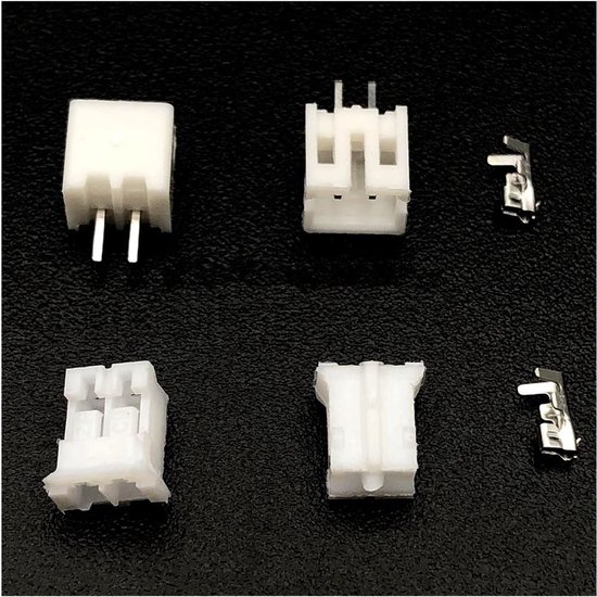 PIN Behuizing Connector Adapter kit， 320 stks = 80sets PH2.0 2.0mm pitch 2p 2pin Male... | bol