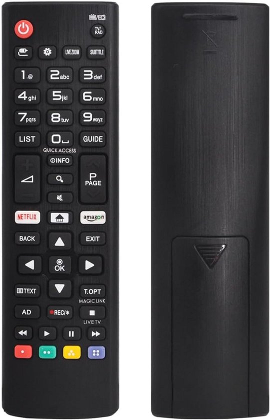Universele Afstandsbediening voor Smart TV's - Eenvoudige Vervanging zonder Programmatie | bol