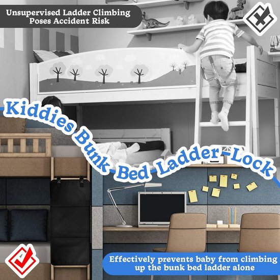 Ladder Lock ladderafdekking - stapelbed ladderhoes - Opvouwbare ...