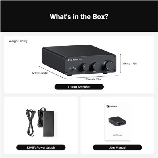 600 Watt TPA3255 Mini Versterker HiFi Stereo Klasse D Versterker ...