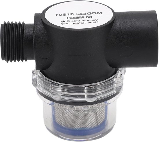 Inline Plastic Filter with Internal Thread 1/2in-14 - 50 Mesh Water ...