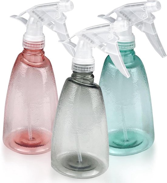 Verstuiver Spuitfles - Navulbaar en Transparant - 3 Stuks - 500 ml | bol