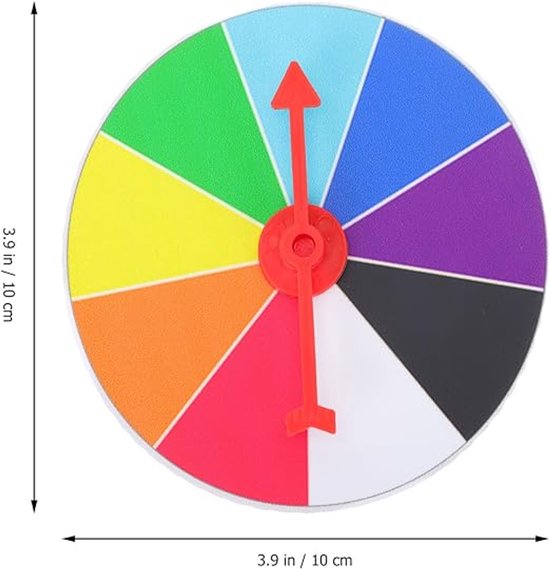 Rad van Fortuin - Draaibaar Spelrad - Instelbare Vakken - Ideaal Voor ...