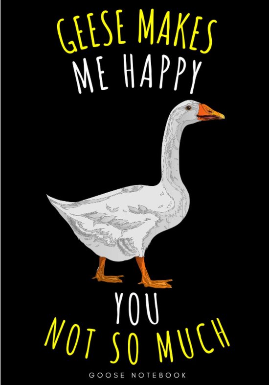 Goose Notebook: Large Lined Journal For Your Daily To do List Note ...