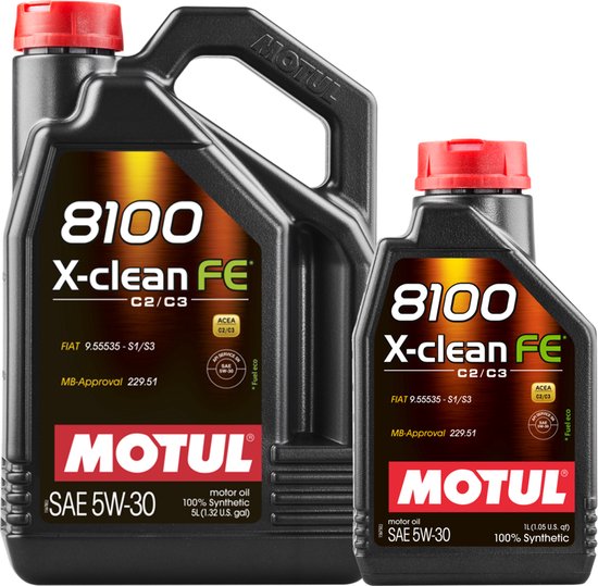 Motul 5W30 8100 X Fe 1L Motorolie | bol