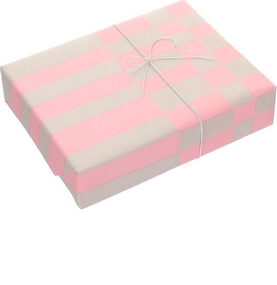 Kado Design - Cadeaupapier - Inpakpapier - Bloc · coral - Roze - 50 cm ...
