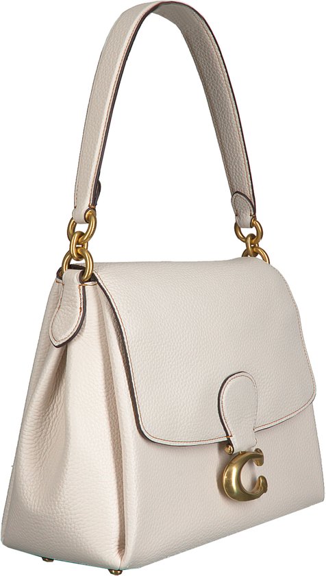 Coach Dames Handtassen May Shoulder Bag - Wit | bol.com