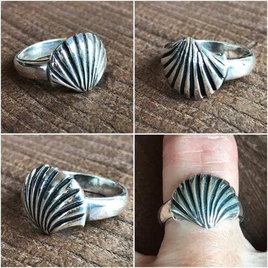 Zilveren ring Shell | bol