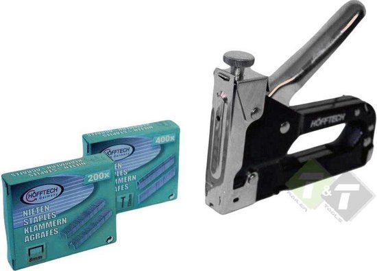 Tacker met nieten, Höfftech, inc. 600 nieten | bol