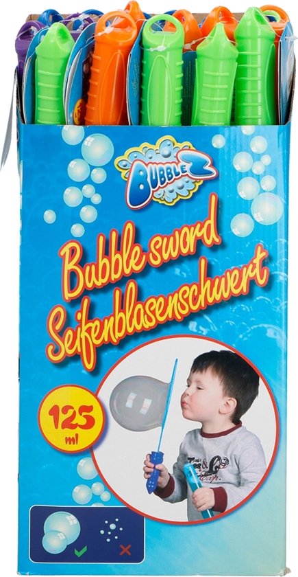 Bellenblaas zwaard Bubblez: 125 ml (79326) | bol.com