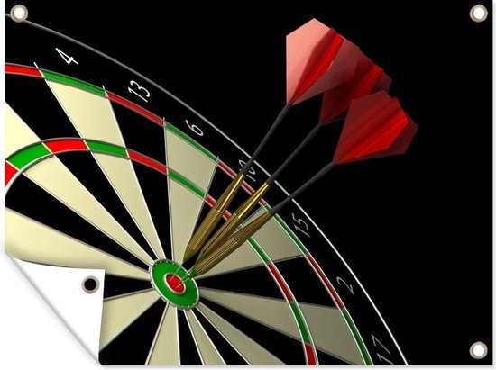 Tuinposter - Tuindoek - Tuinposters buiten - Twee pijlen in de roos ...