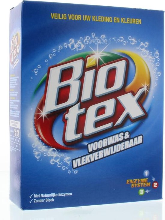 Biotex Poudre à laver Prélavage Renforce l'efficacité de lavage - 750 ...