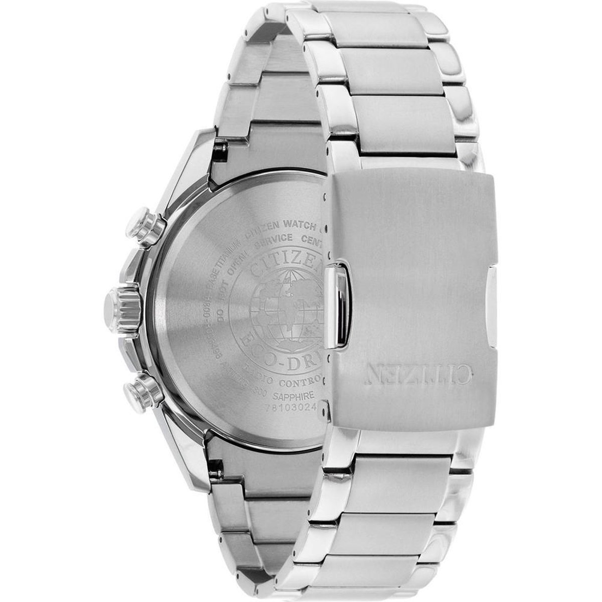 Citizen Radio Controlled Horloge - Citizen heren horloge - Blauww ...