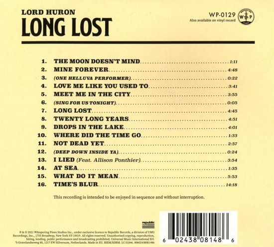 Long Lost, Lord Huron | CD (album) | Muziek | bol.com