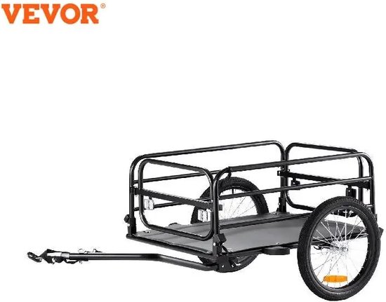 Tumex - Opvouwbare Fietskar - Fiets Aanhangwagen - Grote Capaciteit ...