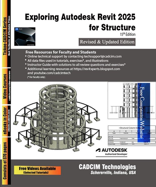 Exploring Autodesk Revit 2025 for Structure, 15th Edition (ebook), Sham ...