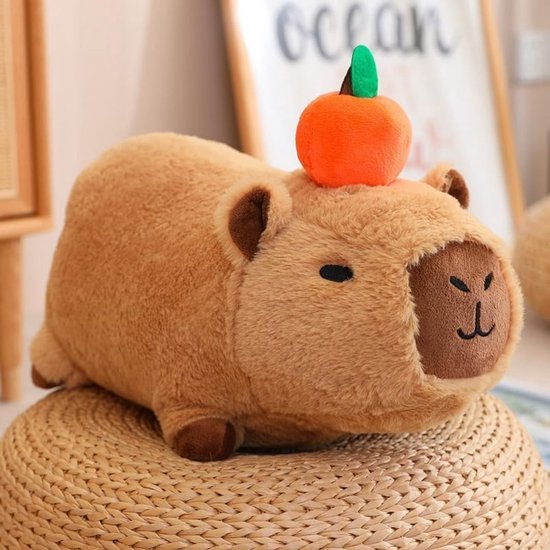 Capibara Knuffel 17x9x11cm - Capybara Knuffel - Capybara Pluche Knuffel ...