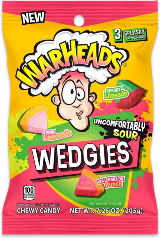 Warheads Wedgies (8 x 205g) | bol