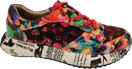 Laura Vita Burton 45 Grenat Dames Sneakers - Multi - 37 | bol