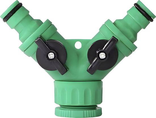 Water Y-Splitter, Geschikt voor Tuinslang - Waterverdeler Splitter, 25mm (3/4") | bol